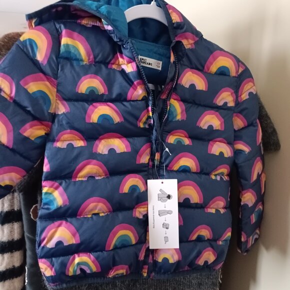 Epic Threads | Jackets & Coats | Nwt 6x Rainbows Kids Quilted Puffer ...